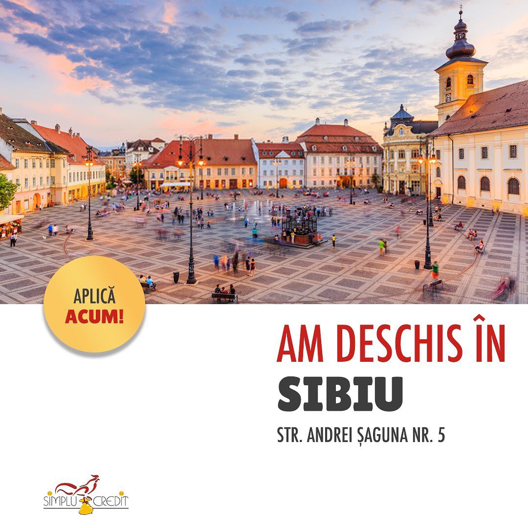 Obține un credit rapid în Sibiu! SimpluCredit IFN | Simplu Credit IFN