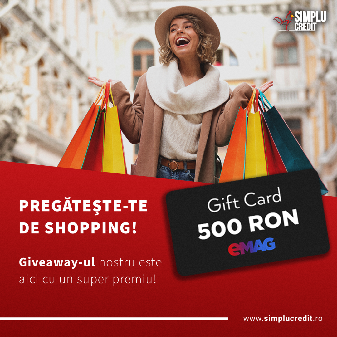 Pregateste-te de shopping si inscrie-te la giveaway! | Simplu Credit IFN